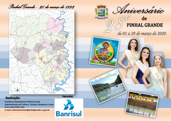 28º ANIVERSÁRIO DO MUNICÍPIO DE PINHAL GRANDE | Notícias | Mídia ...